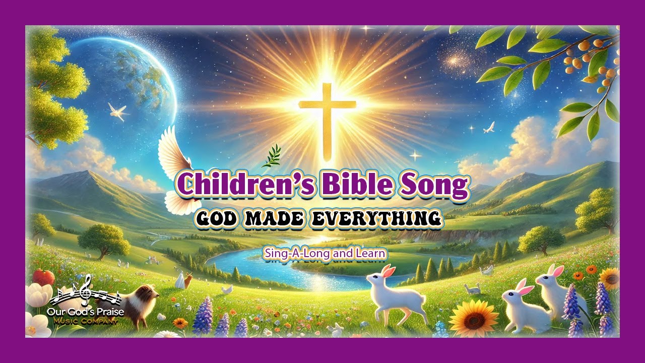 🌍 God Made Everything! (The Creation Song) | Fun Bible Song for Kids 🎶 ...