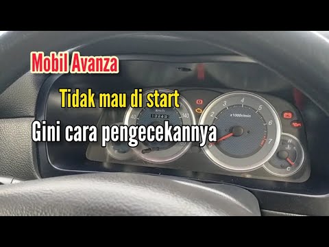 cara cek mobil Avanza yang tidak mau di starter || cek starter mobil ...