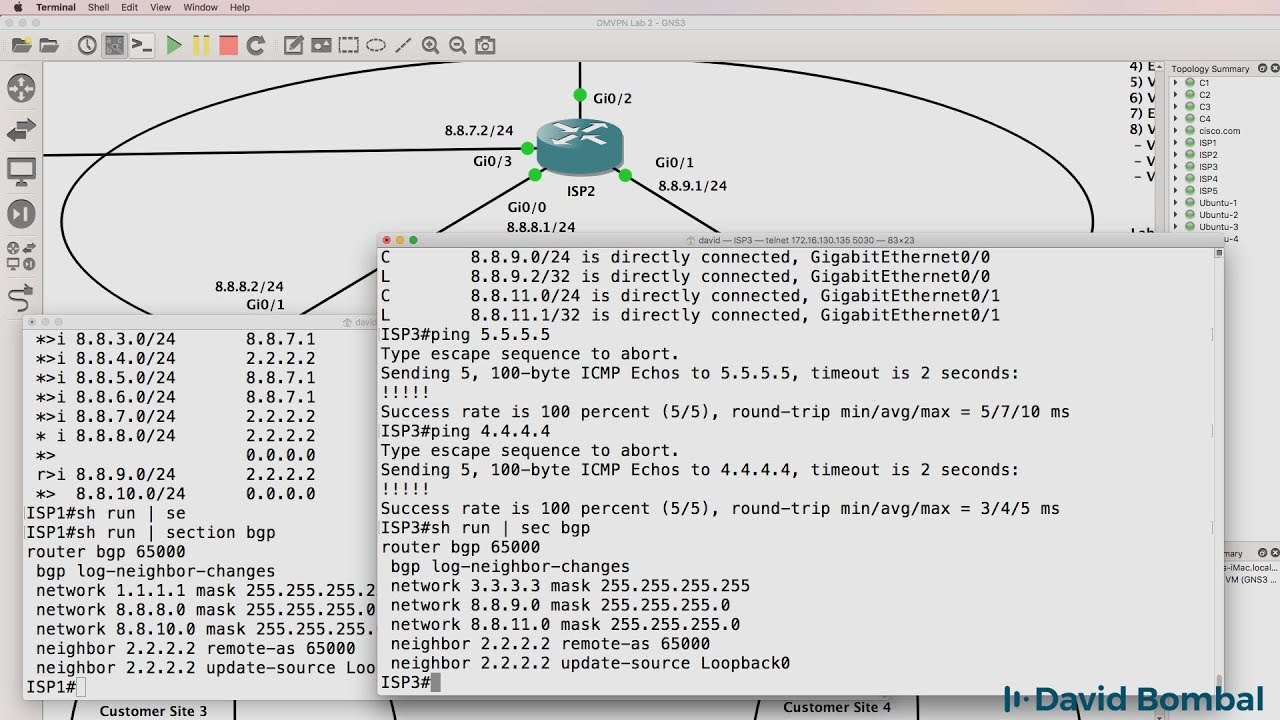 GNS3 Labs: DMVPN, IPsec and NAT across BGP Internet routers: Answers ...