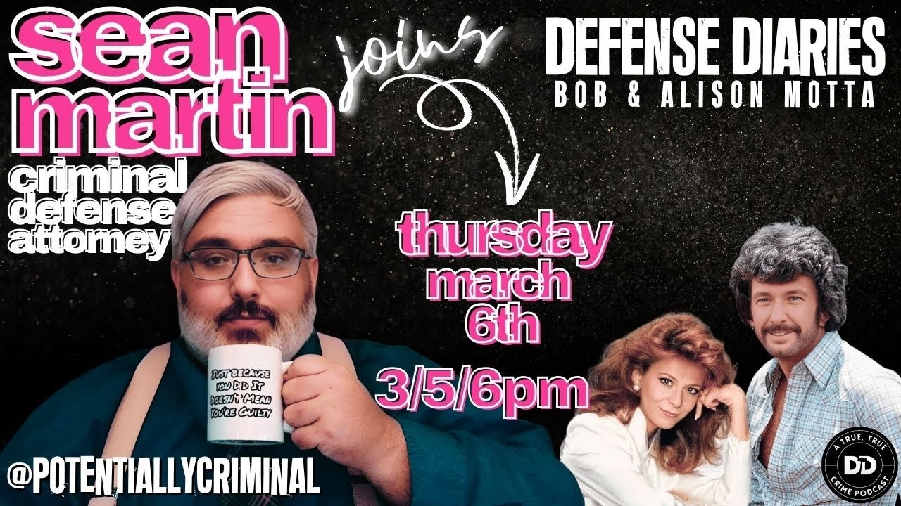 SEAN MARTIN | DEFENSE ATTORNEY & HOST OF "POTENTIALLY CRIMINAL" joins ...