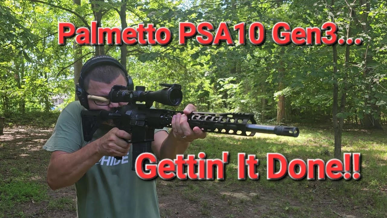 Palmetto State Armory Gen3 PSA10 308! Shooting & Review!!! - YouTube