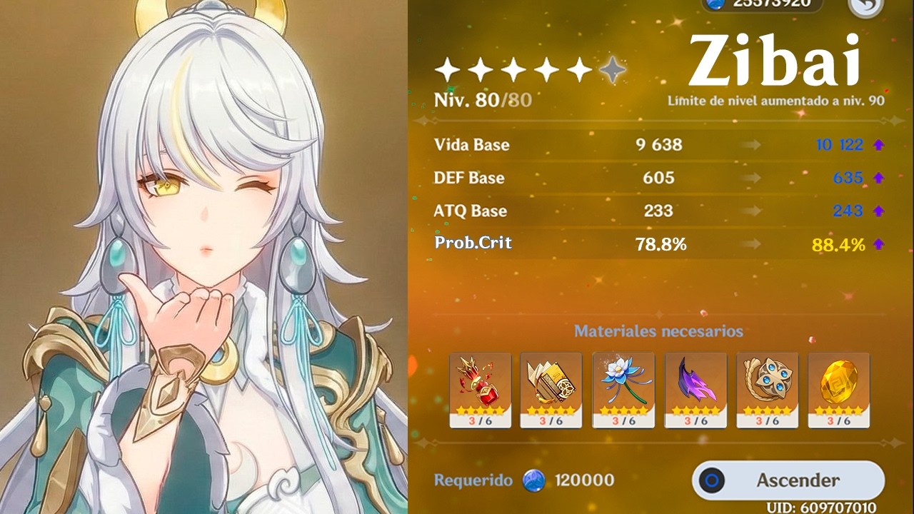 Zibai Farming Guide for Genshin Impact: Materials, Artifacts, and ...