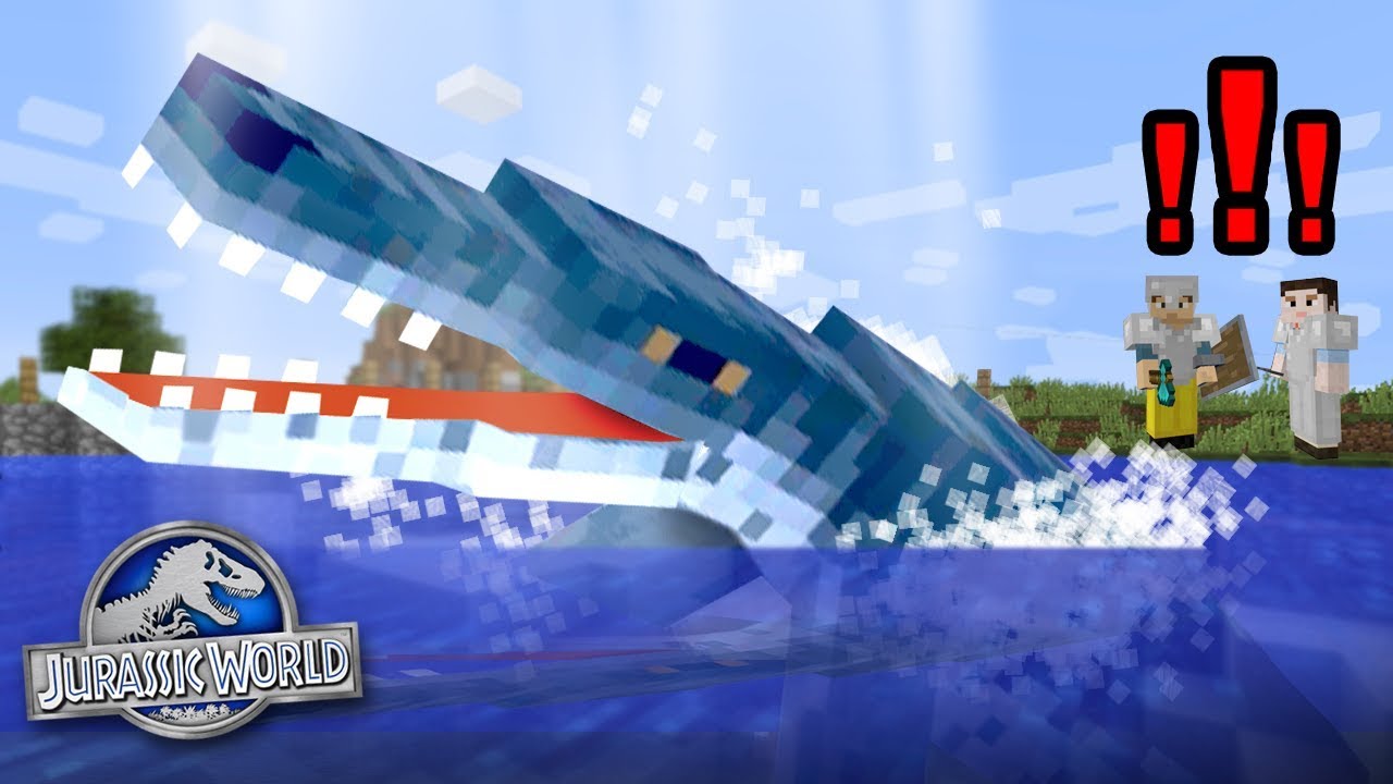 Charlie the Liopleurodon!!! - Dinosaurs In Minecraft | Jurassic World ...