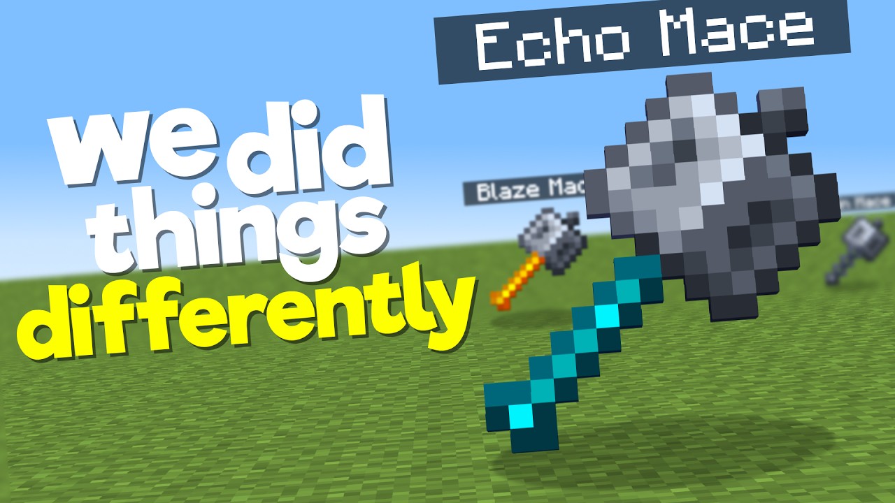 How Mojang could have handled maces - YouTube