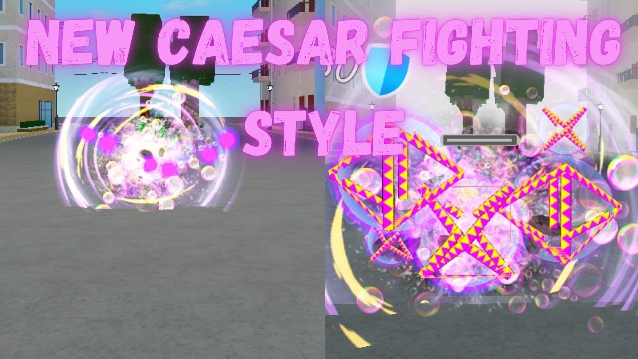 [YBA] CAESAR NEW FIGHTING STYLE SHOWCASE - YouTube