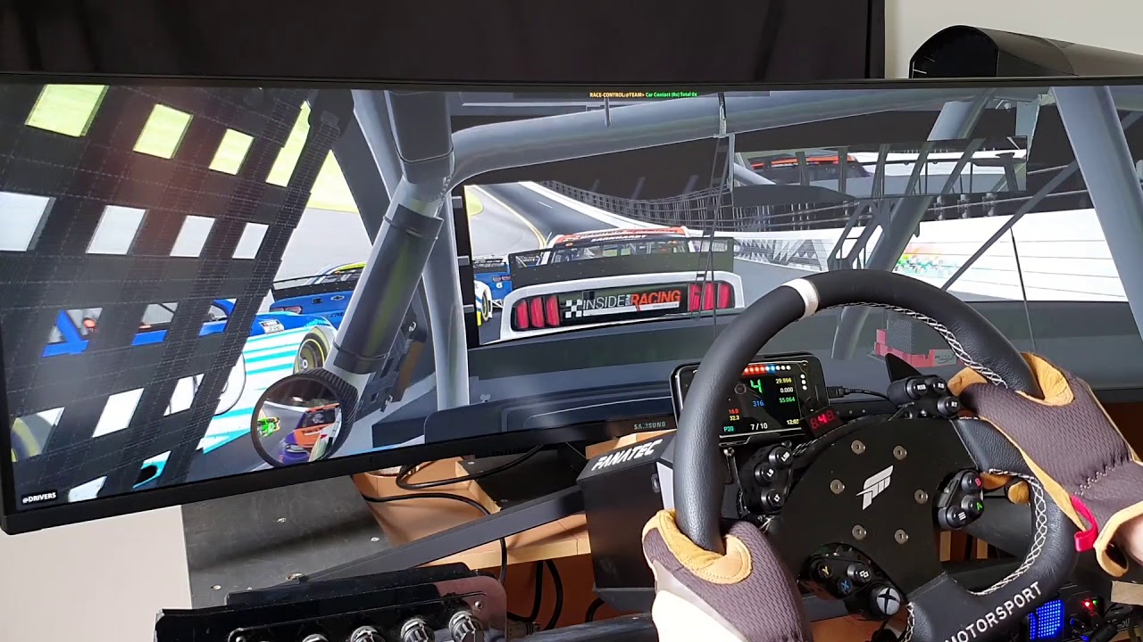 iRacing_Daytona_NASCAR AI_49 inch Ultrawide - YouTube
