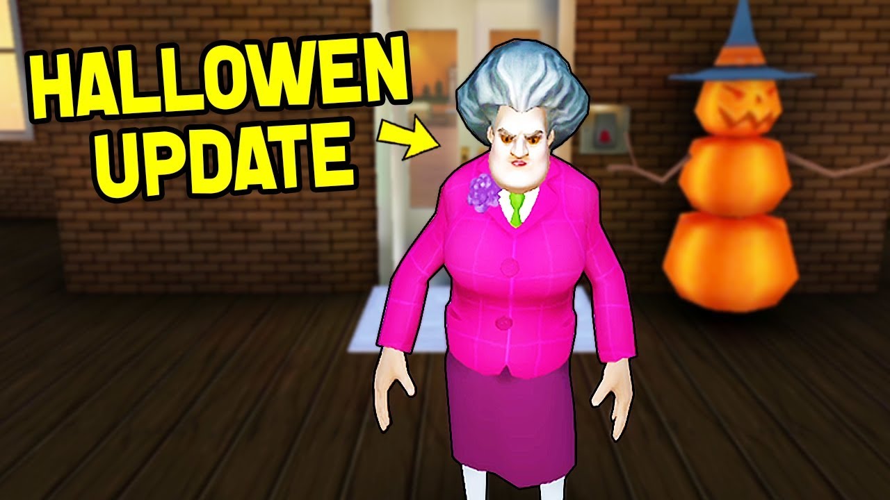 MRS T IS READY FOR HALLOWEEN! (Scary Teacher 3D Halloween Update ...