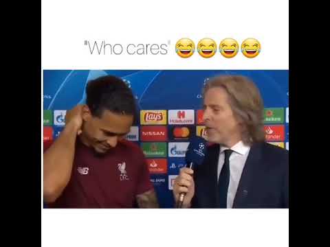 Virgil Van Dijk - The most hilarious interviews (Funny) - YouTube