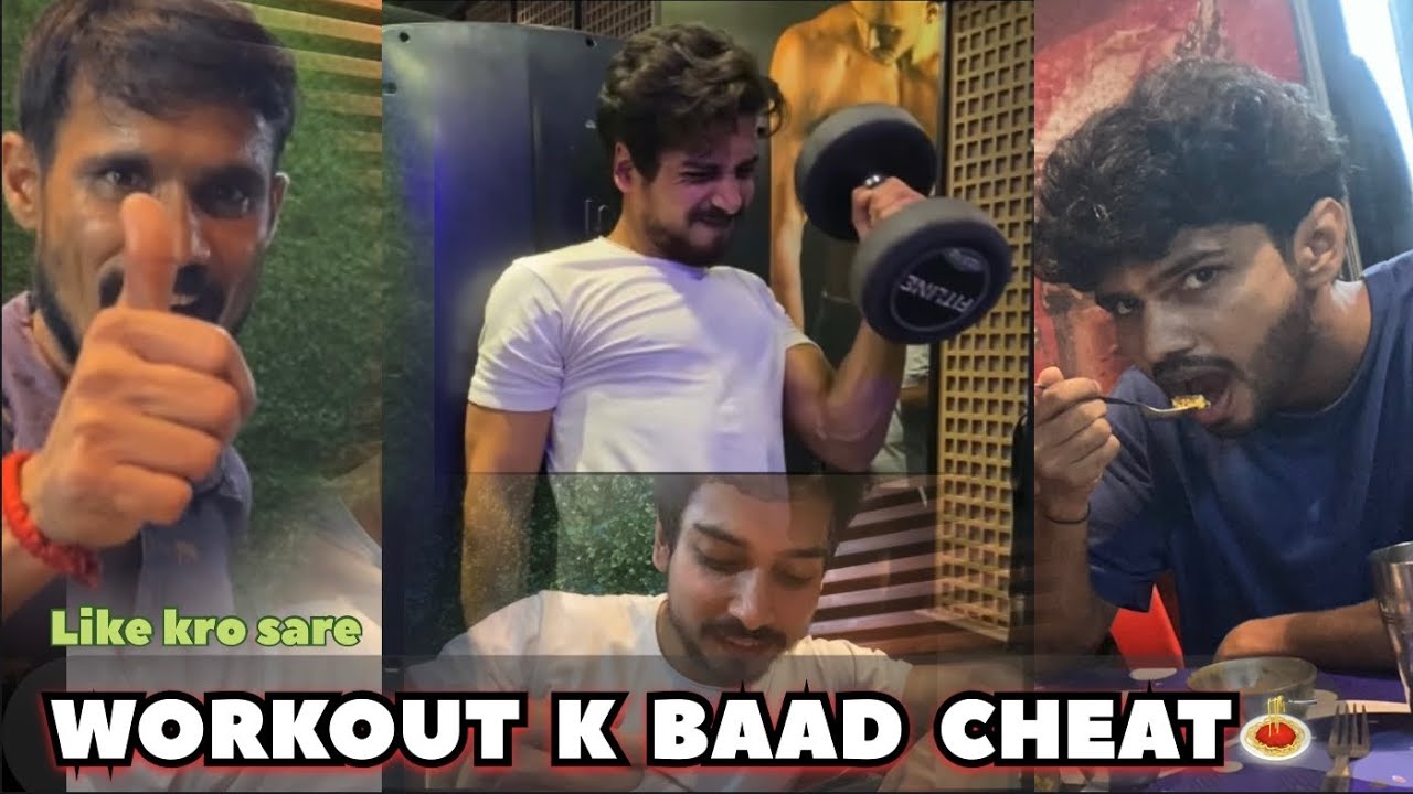 WORKOUT KE BAAD CHEAT MEAL | Biceps Workout | Abhirao_new vlogs - YouTube