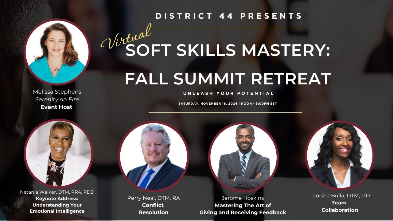 Soft Skills Mastery: 2024 Fall Summit Retreat - YouTube