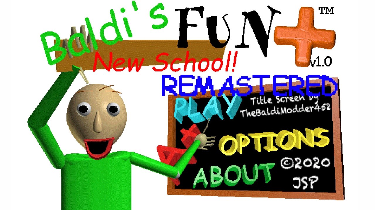 Baldi's Fun New School Plus Remastered - YouTube