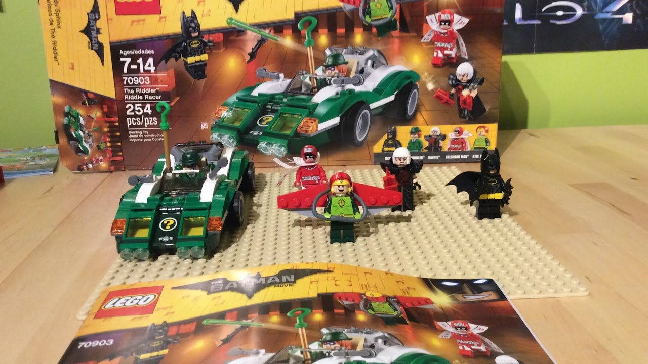 LEGO Batman Movie Riddler Riddle Racer - YouTube