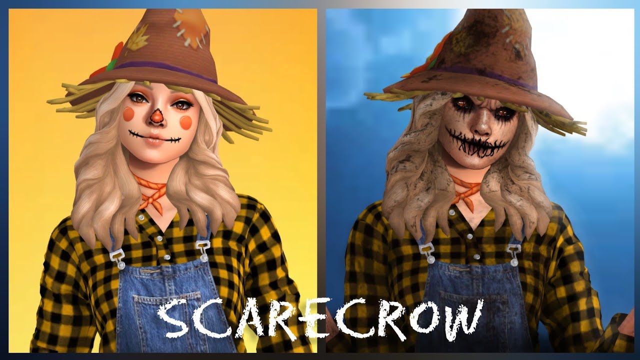 The Sims 4 CAS: Scarecrow - YouTube