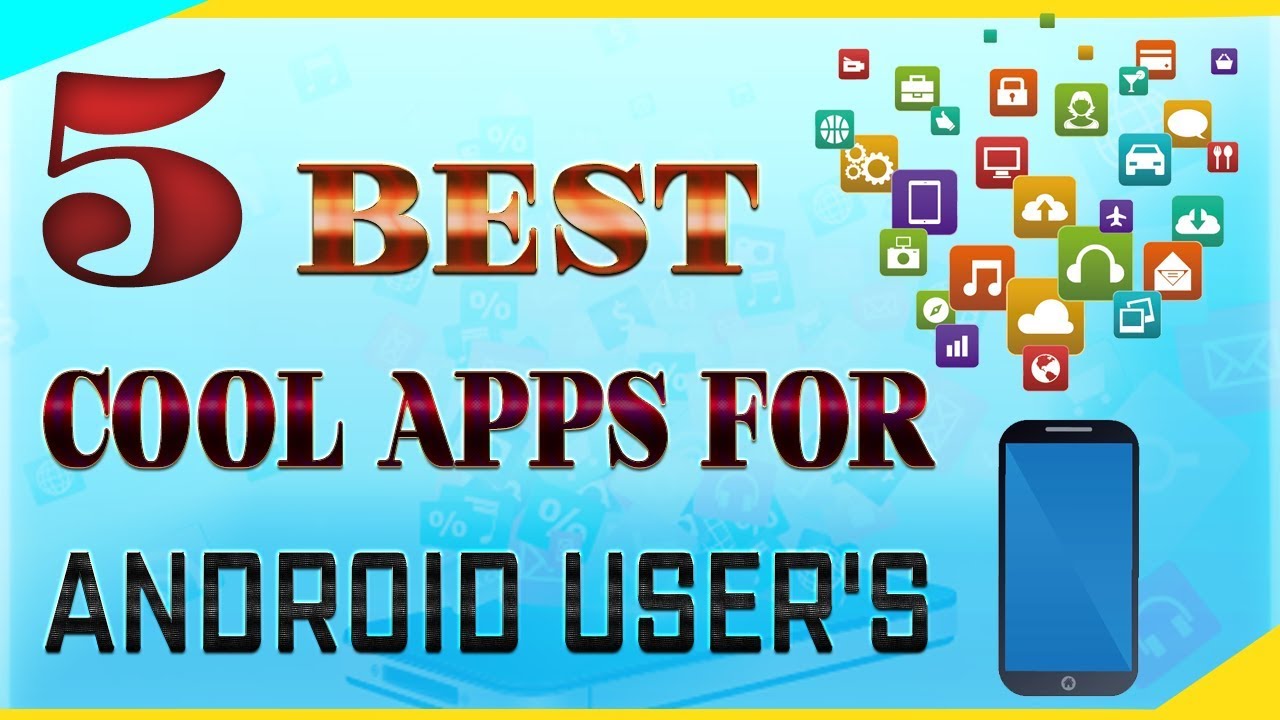 🔥🔥5 best cool apps for android user's😎😎||must try this apps.🔥🔥 - YouTube