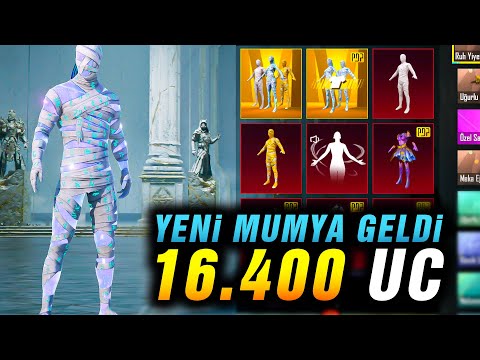 YENİ MUMYA GELDİ !! 16.400 UC BASTIK - PUBG Mobile