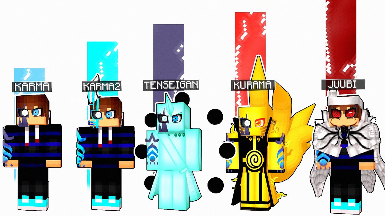 NIVEIS DE FORÇA DO KARMA no MINECRAFT ! - YouTube