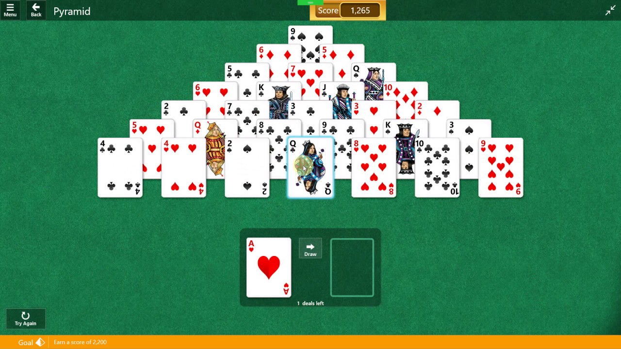 Microsoft Solitaire Collection - Pyramid - December 26 2016 - YouTube