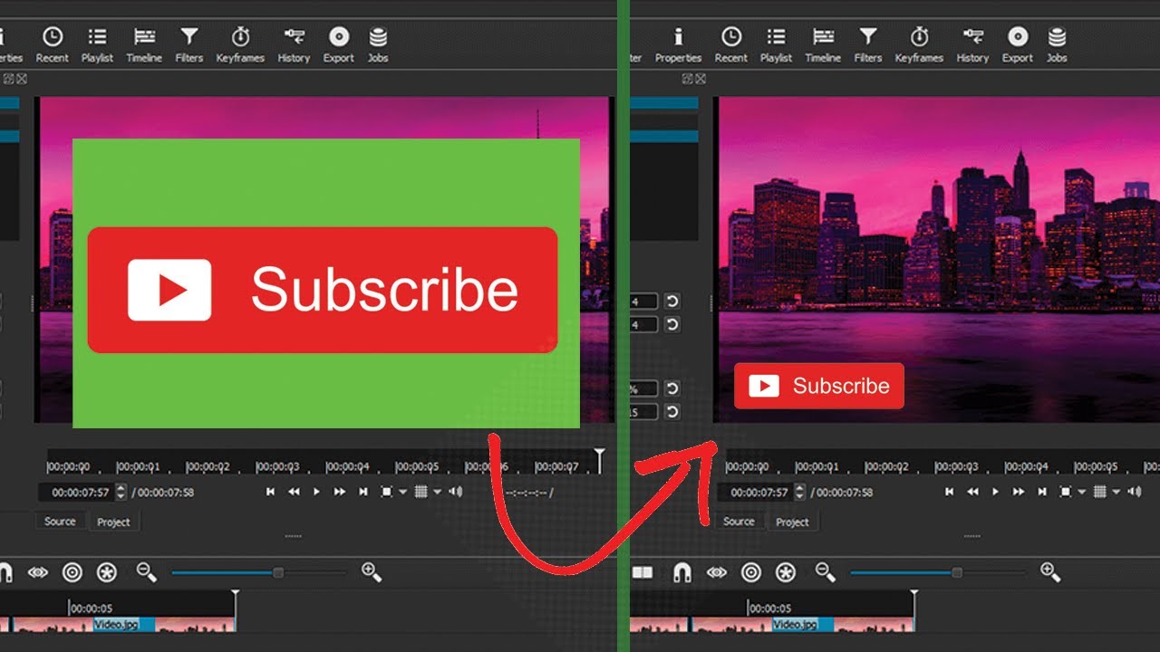 How to Add Animated Subscribe Button Shotcut 2021 - YouTube