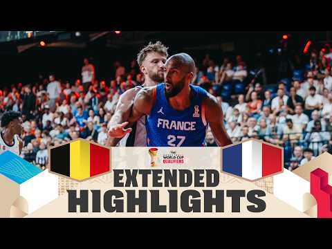 Belgium 🇧🇪 v France 🇫🇷 | Extended Highlights | FIBA Basketball World Cup 2027 European Qualifiers