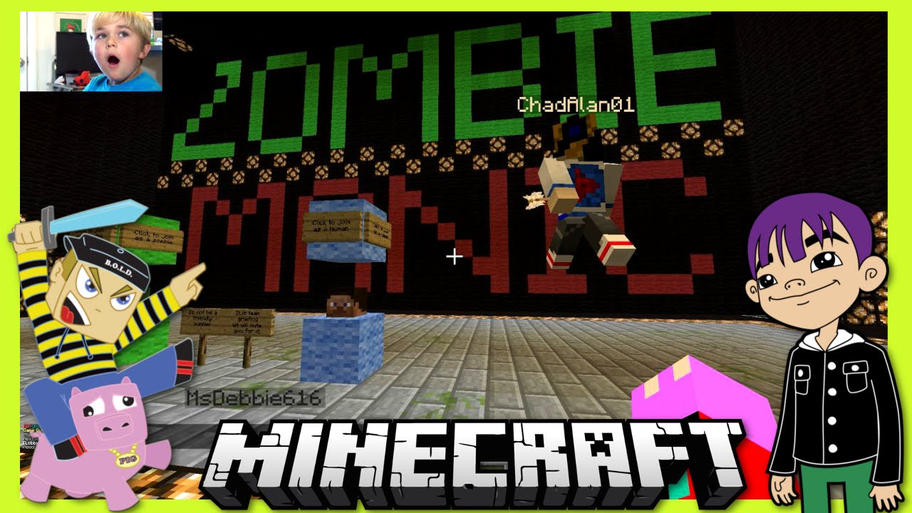 Minecraft Monday Junior EP32 - Zombie Manic with Gamer Chad Alan ...