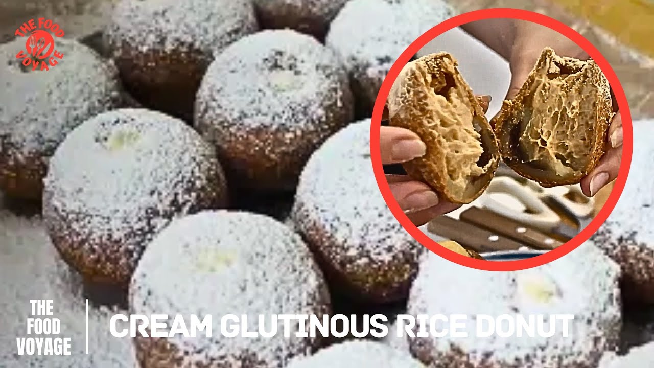 Cream Glutinous Rice Donut: A Delectable Korean Street Food Delight ...