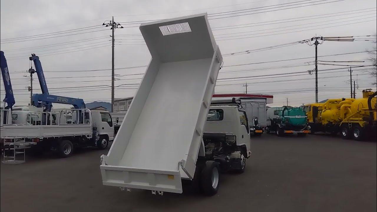 [低床ダンプ] H29 エルフ 新明和製 積載3t 6MT - YouTube