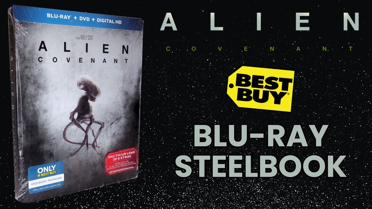 Alien Covenant Best Buy Exclusive Blu-ray Limited Edition Steelbook ...
