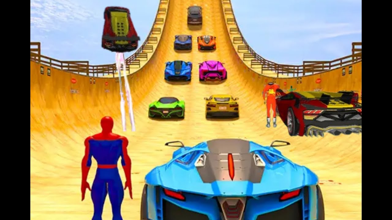 SUPERHERO CAR RACE MEGA RAMP:FNAF,THE AMAZING DIGITAL CIRCUS Join in ...