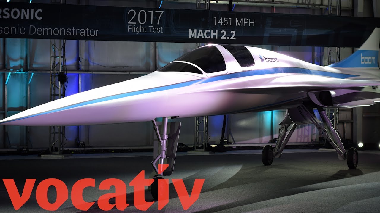 Boom Supersonic Jet Books Five Airlines At Paris Air Show - YouTube