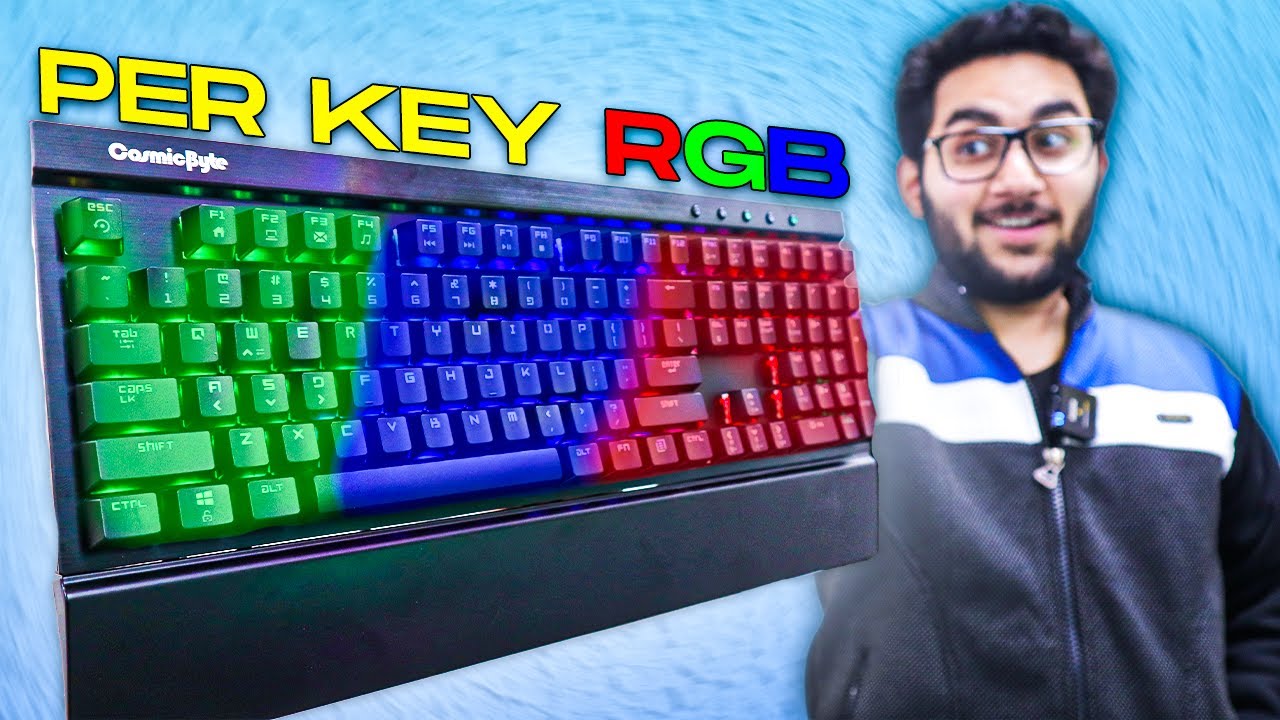 Premium Mechanical Gaming Keyboard - Cosmic Byte Black Eye Pro - YouTube