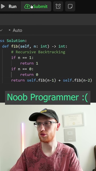 Noob Recursive Backtracker vs Dynamic Programming Tabulator - YouTube