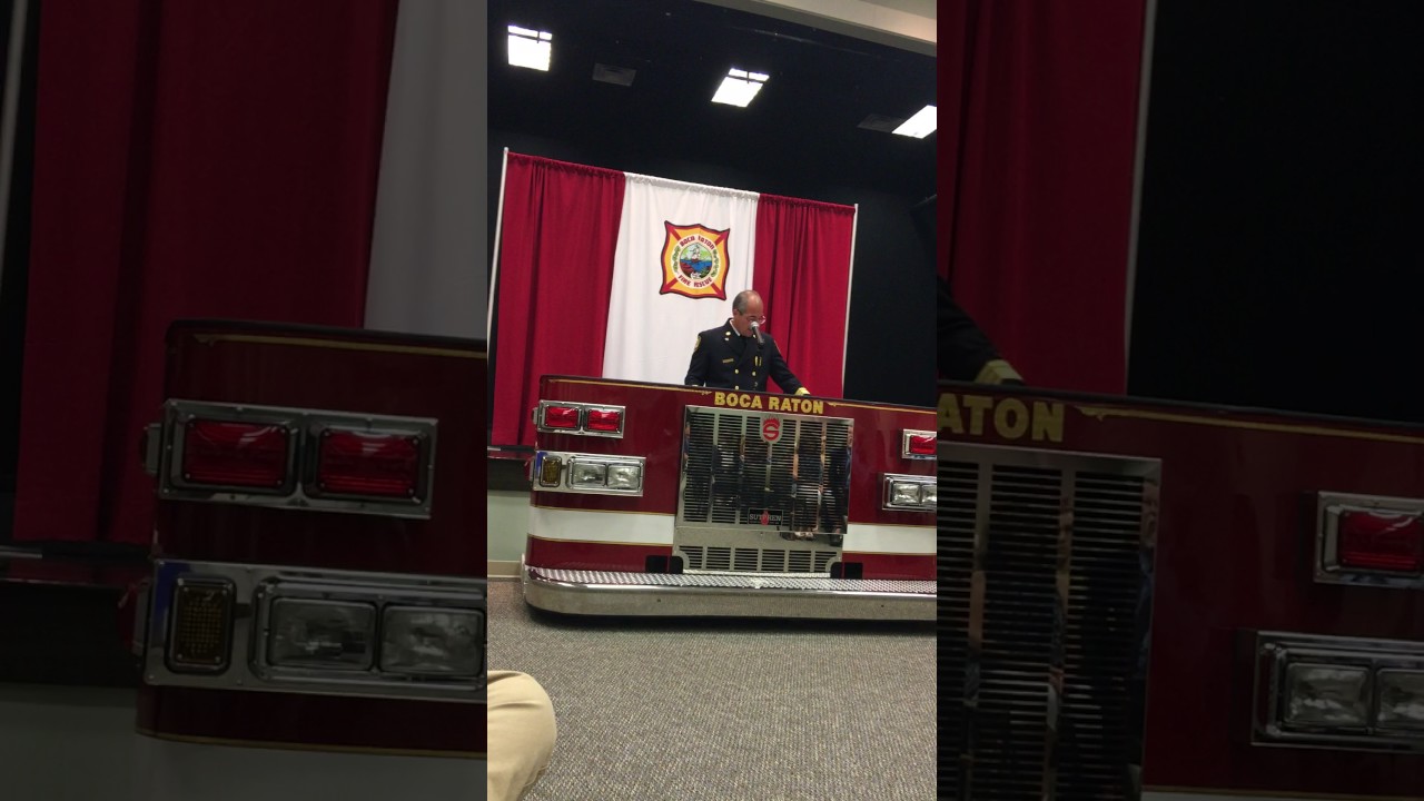 fire department promotion speech - YouTube