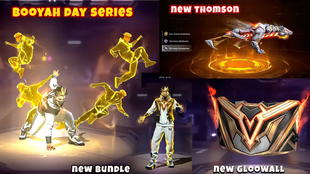 New THOMPSON Gun Skin & Upcoming Booyah Day Series Bundles & More - YouTube