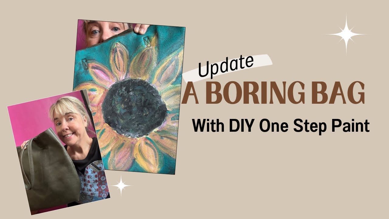 Update a boring bag with DIY 1 Step paint cottage colors by ...