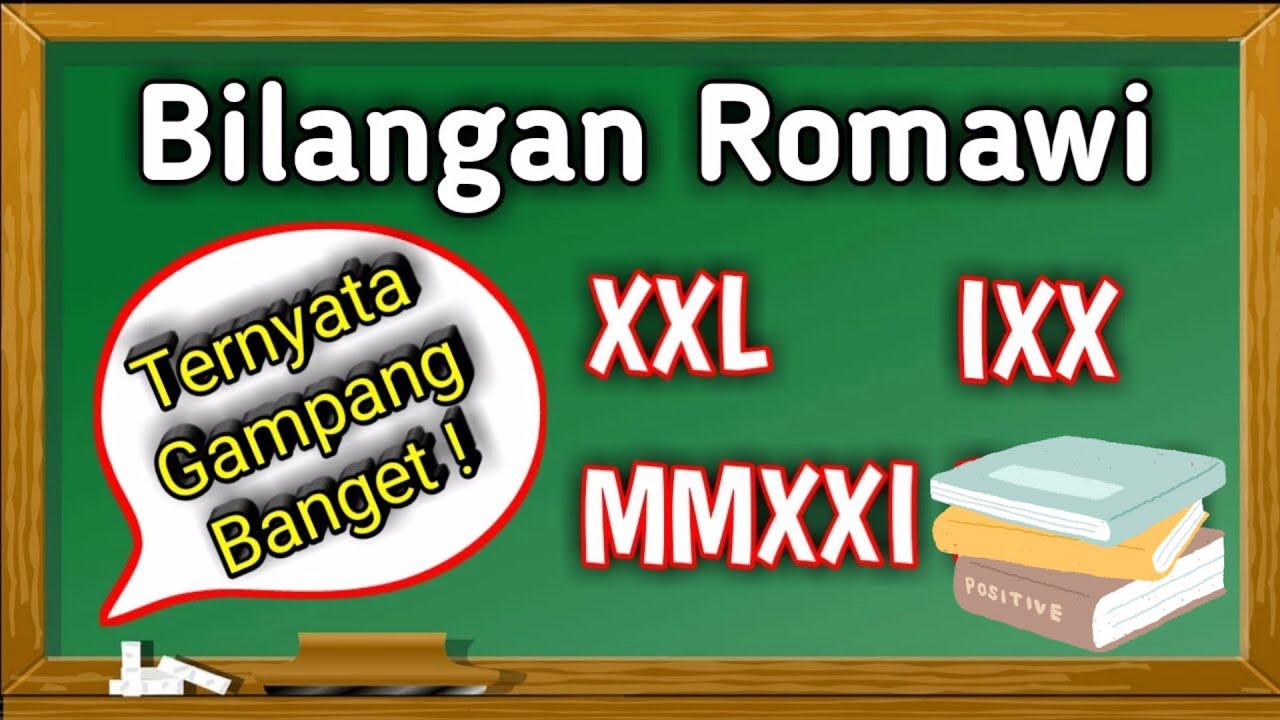 Menulis bilangan romawi dengan mudah | Matematika sd - YouTube