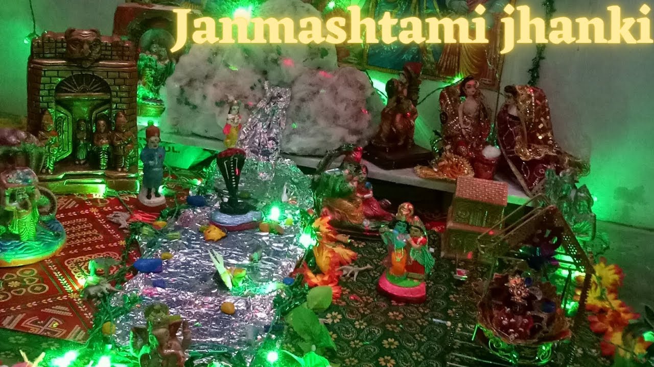 Janmashtami Jhanki | jhanki decoration ideas | A.S. creator - YouTube