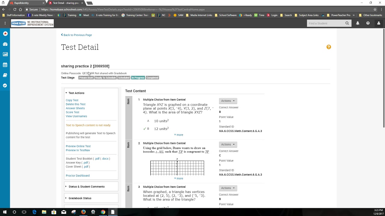 Sharing Schoolnet Assessments with Gradebook - YouTube