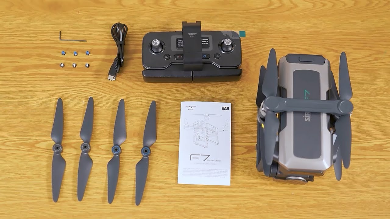 RC Drone SJRC F7 PRO Instructions for Use Out of The Box - YouTube
