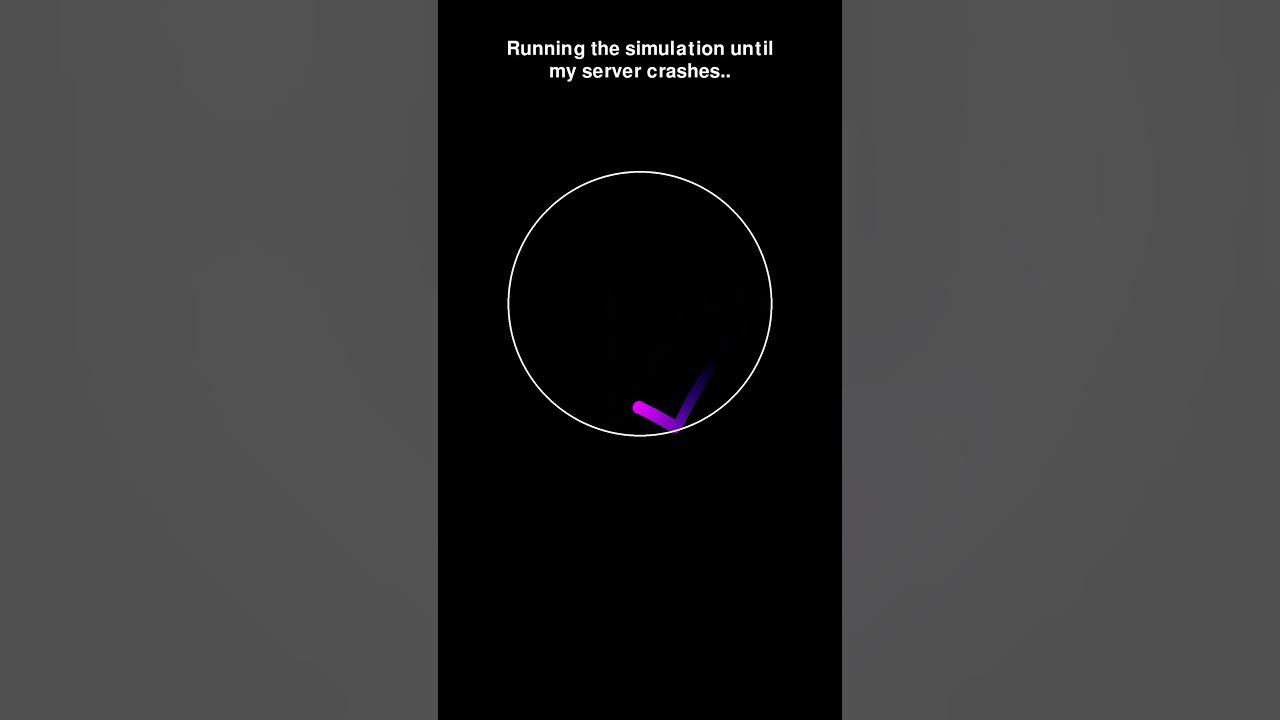 Ball bouncing simulation #adhd #music #code #space #python #physics #simulations #memes #science ...