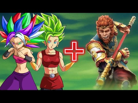 SS Rainbow Kaulifla + L SS Kale + Money king = Fusion vs All Dragon ...