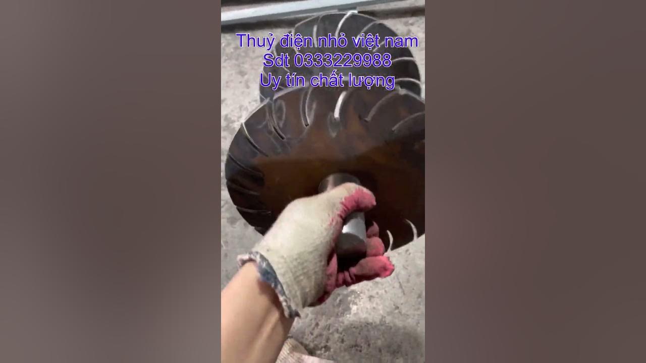 Thuỷ điện mini 30kw . Tuabin xung kích 2 lần cross flow 30kw - YouTube