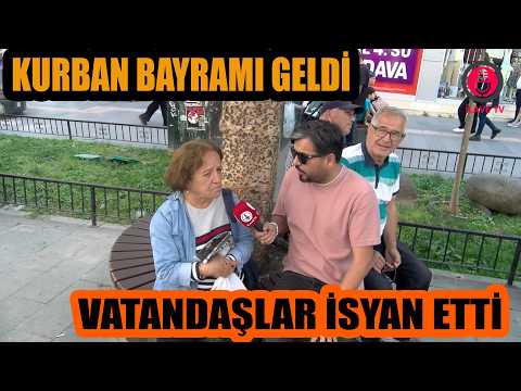 Ülkemizin gerçek gündemi ! Kurban Bayramı geldi vatandaşlar isyan etti !