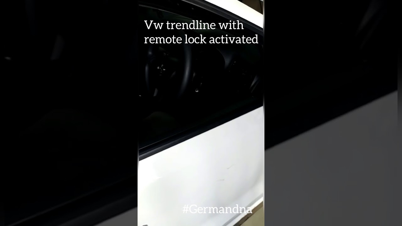 Vw polo trendline upgraded to the highline oem key with remote central ...