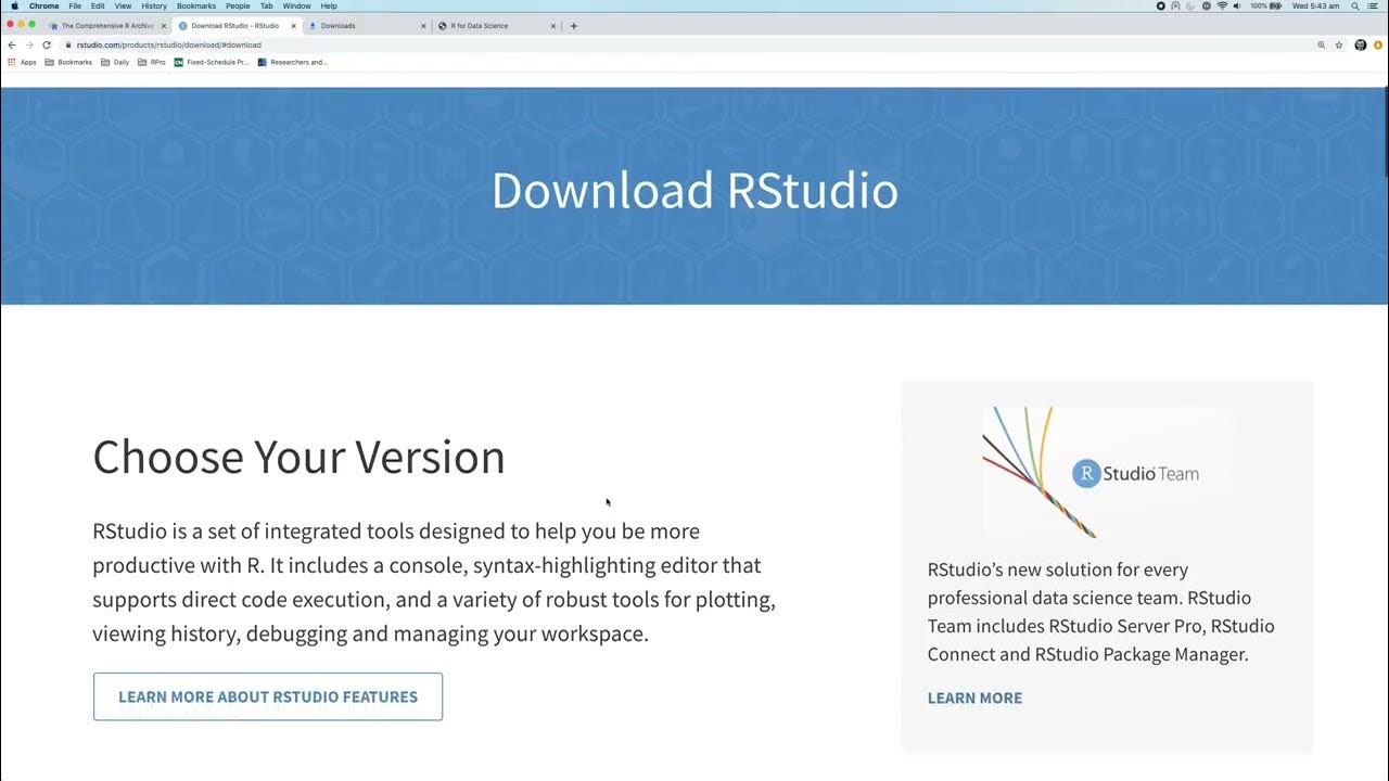 How to Install R and RStudio on Mac (R for Beginners) - YouTube
