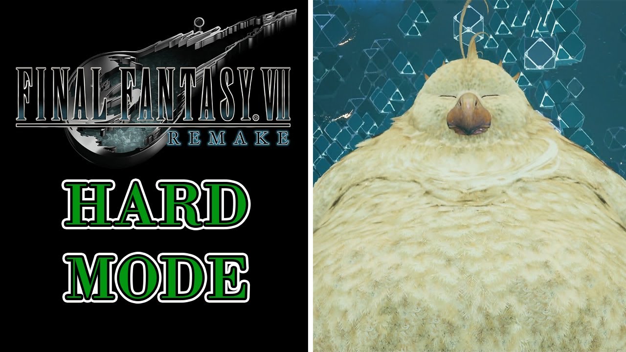 Final fantasy VII Remake - Fat Chocobo Summon Boss Fight - Hard Mode ...