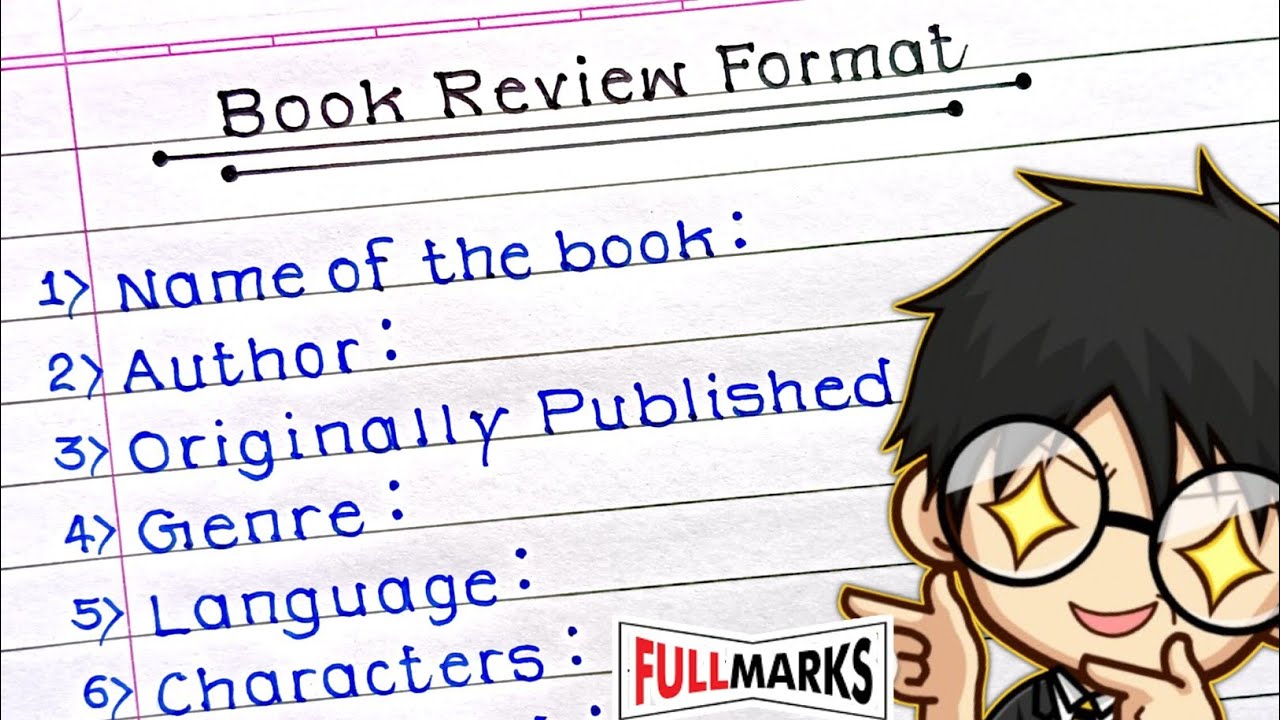Book Review Format || Book Review Format Class 12 || Book Review Format ...