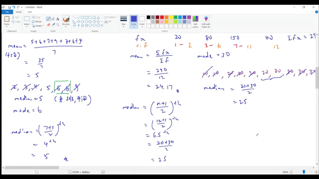 4 Ungrouped Data In Frequency Table mean Mode Median YouTube 4-ungrouped-data-in-frequency-table-mean-mode-median-youtube