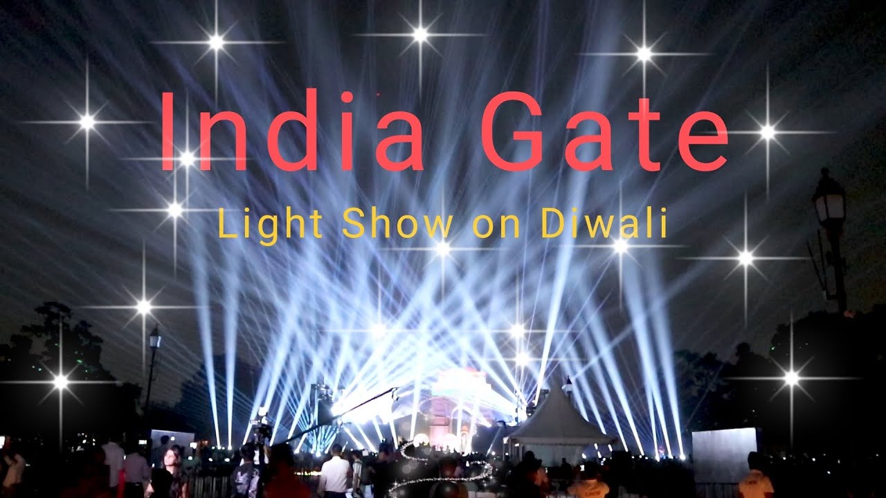 Diwali Light Show 2025 at India Gate | Magical Night on Kartavya Path ...