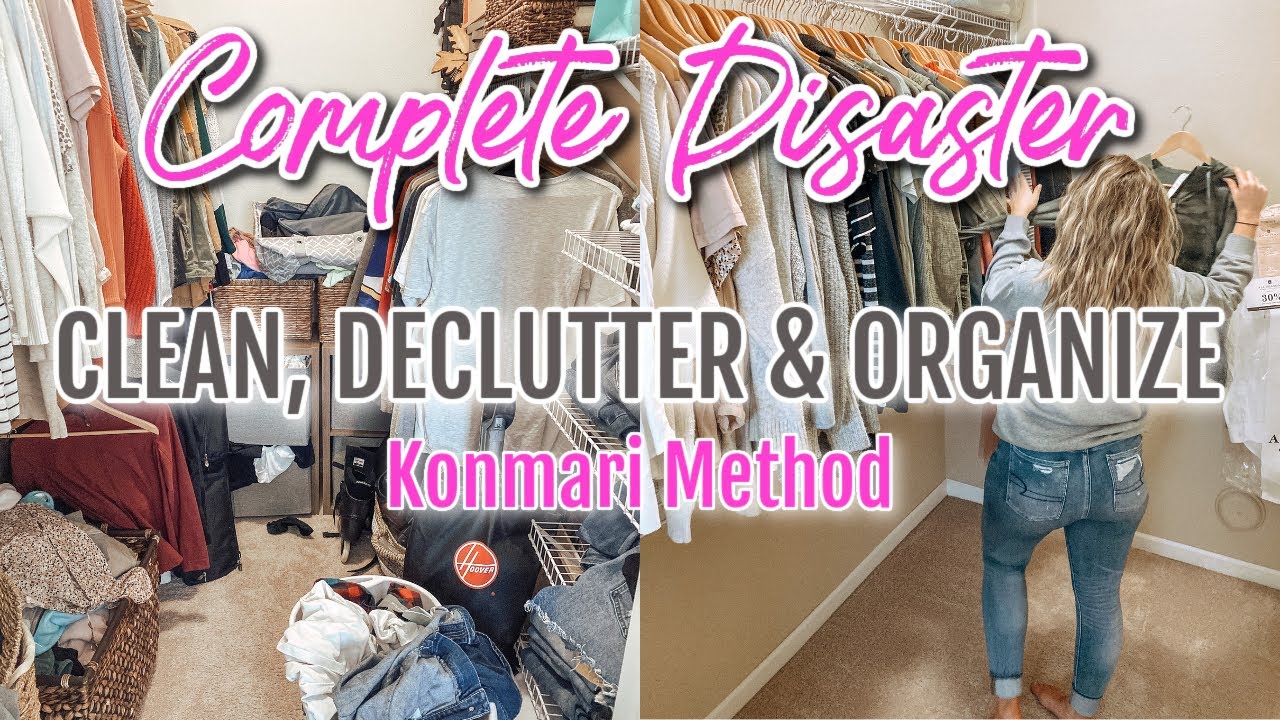 EXTREME CLOSET DECLUTTER | SMALL CLOSET DECLUTTER AND ORGANIZATION ...