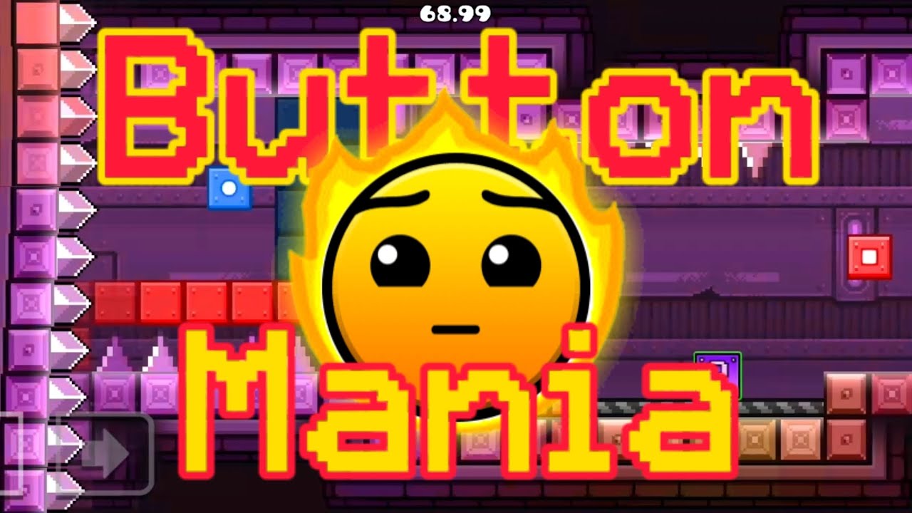 Button Mania by Nico99 (platformer level) | geometry dash 2.2 - YouTube